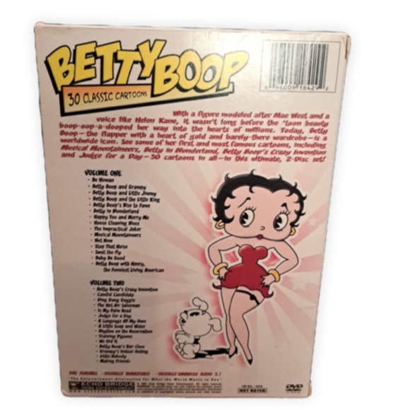 Betty Boop | Media | Betty Boop 2dvd Box Set 3 Classic Cartoons ...